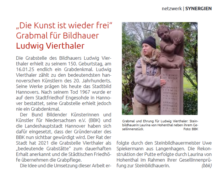 Projekt Vierthaler zum 150.Geburtstag